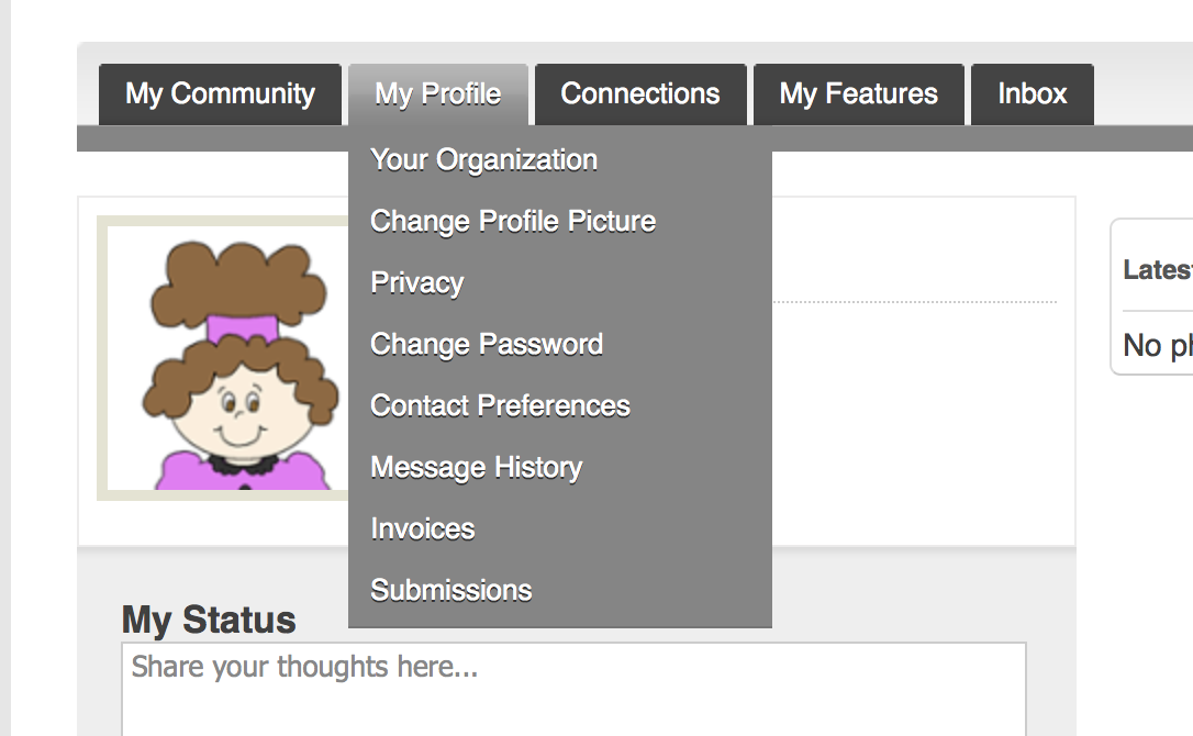 Profile - Editing your Profile