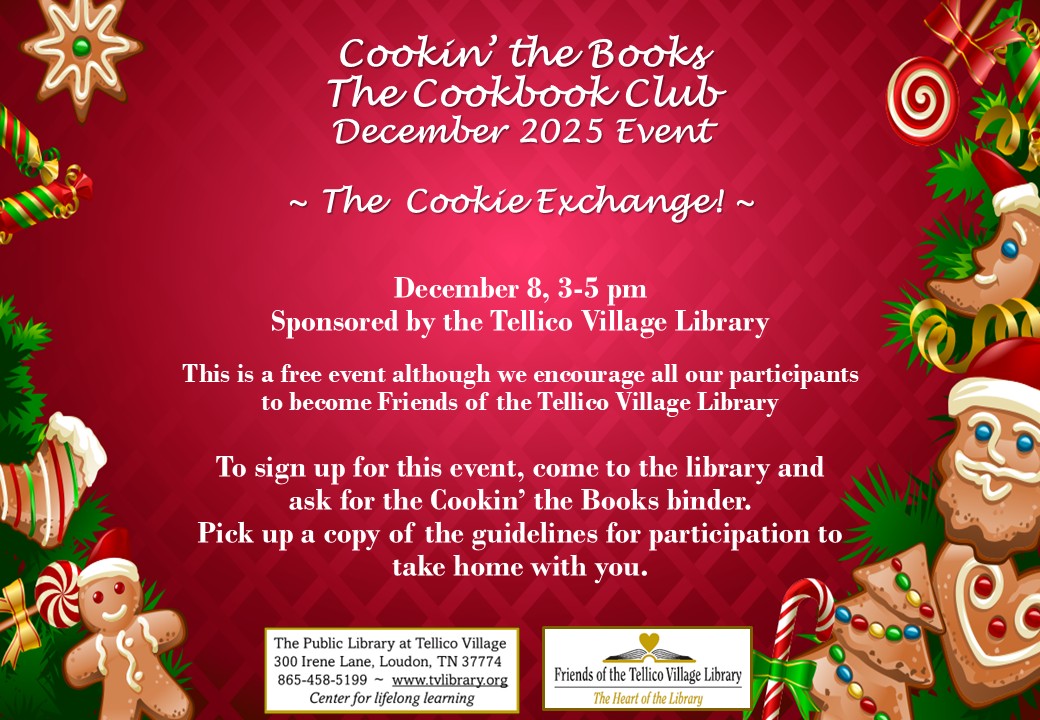 LIBR - Cookbook Club 'Cookin' the Books' Event