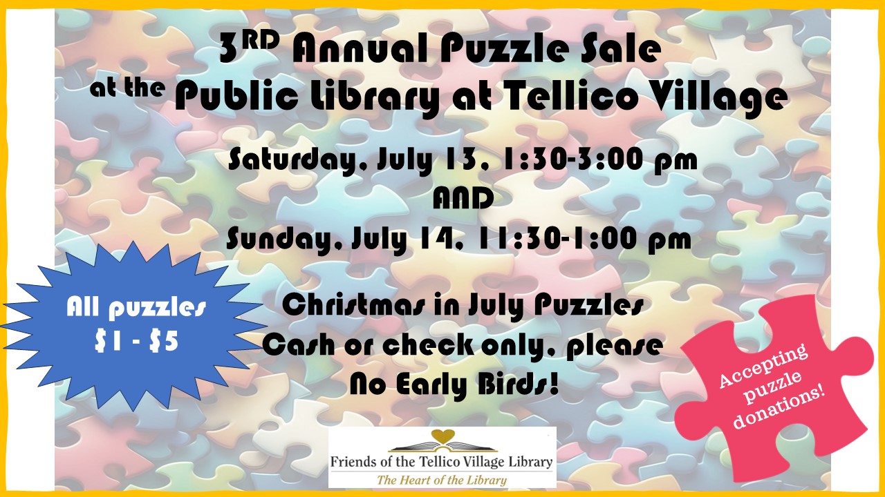 LIBR - Annual Puzzle Sale